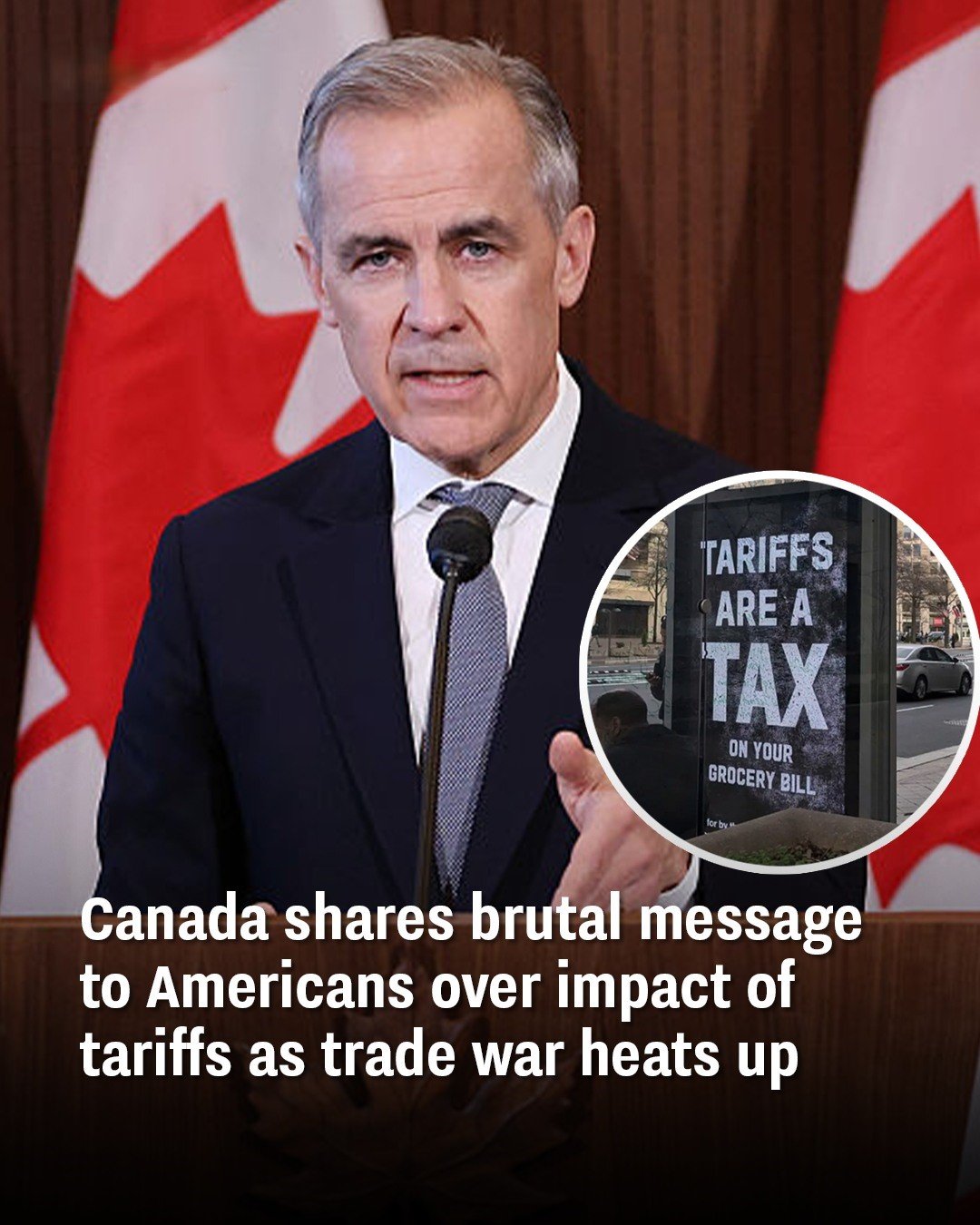 Canada shares brutal message to Americans over impact of tariffs as ...